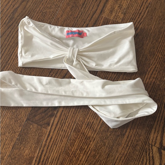 Edikted | Tops | Edikted White Wrap Tube Top | Poshmark